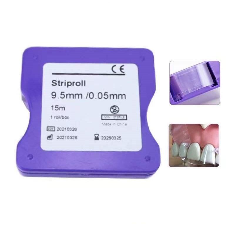 Dental Light Cured Resin Striproll Matrix Bands Anterior Strip Roll ...
