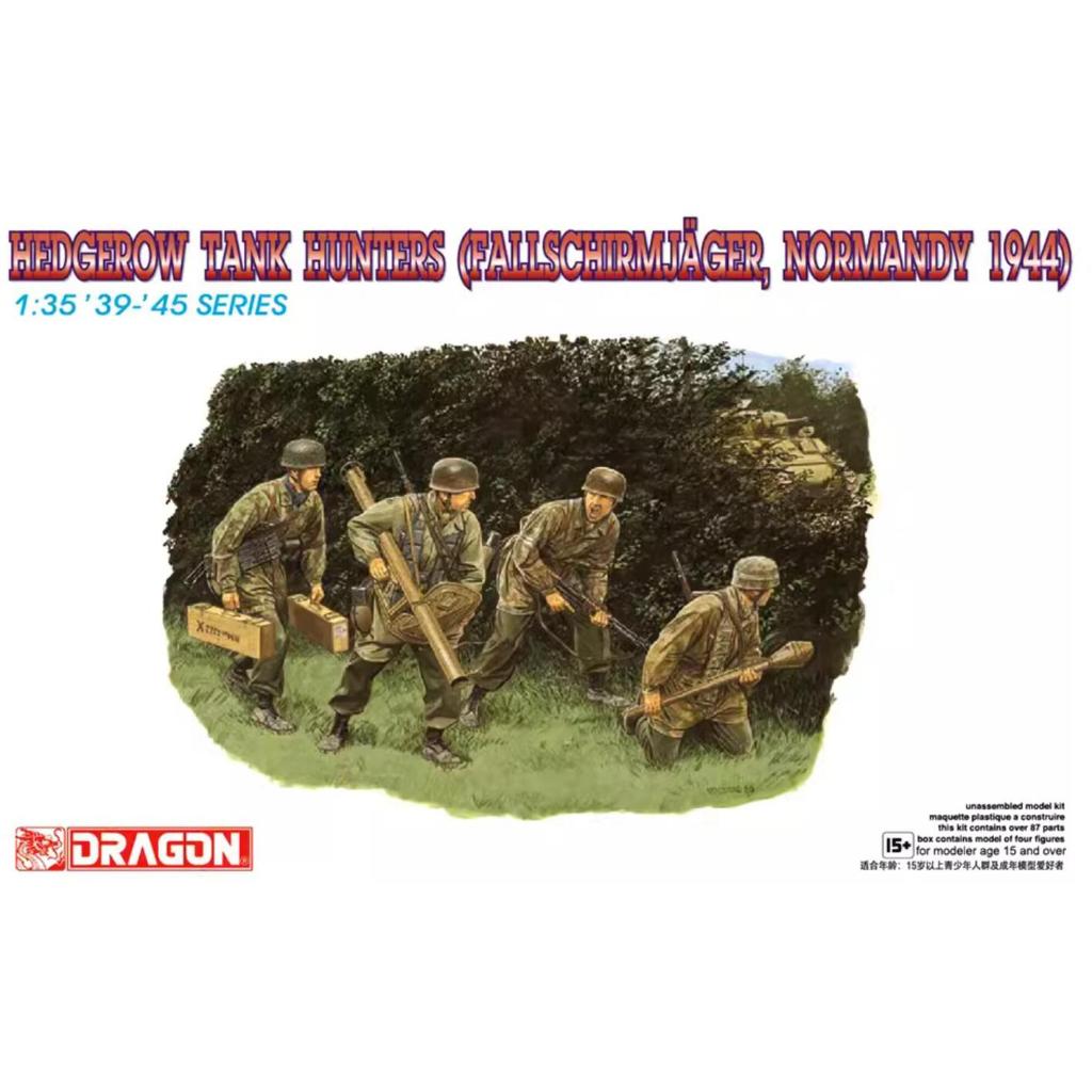 DRAGON 1/35 6127 Hedgerow Tank Hunters (Fallschirmjager Normandy 1944 ...
