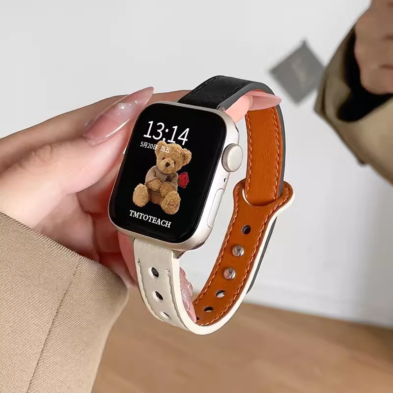 Women Trendy Small Waist Genuine Leather Strap Creativity Simplicity ...