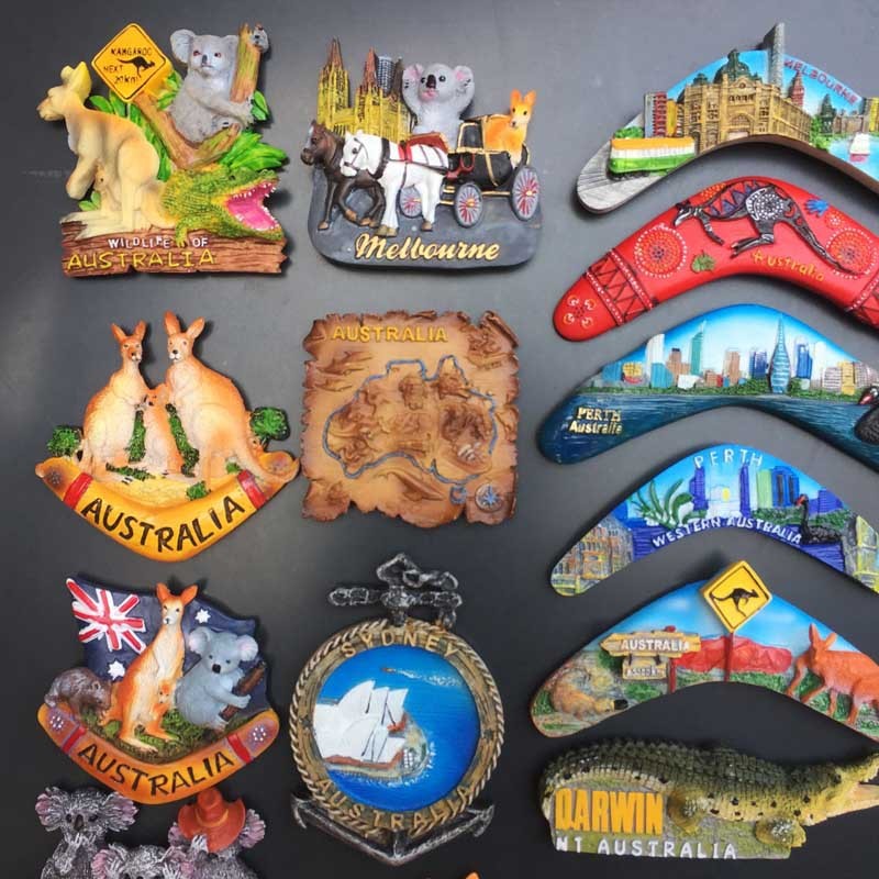 3D Resin Magnetic Refrigerator Stickers Australia Melbourne Perth ...