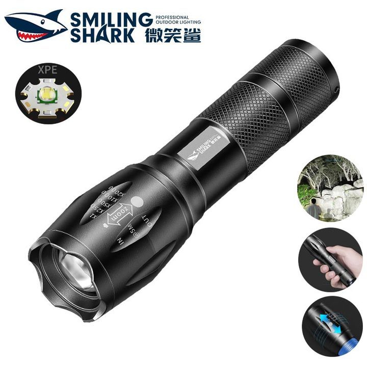 SmilingShark SD1003 Protable Torch light Super Bright XPE Powerful ...