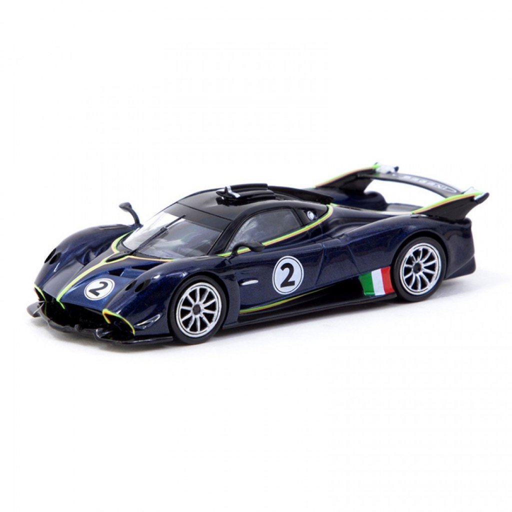 Tarmac Works T64G-TL035-BL 1/64 PAGANI HUAYRA R BLUE AVIO DIECAST SCALE ...