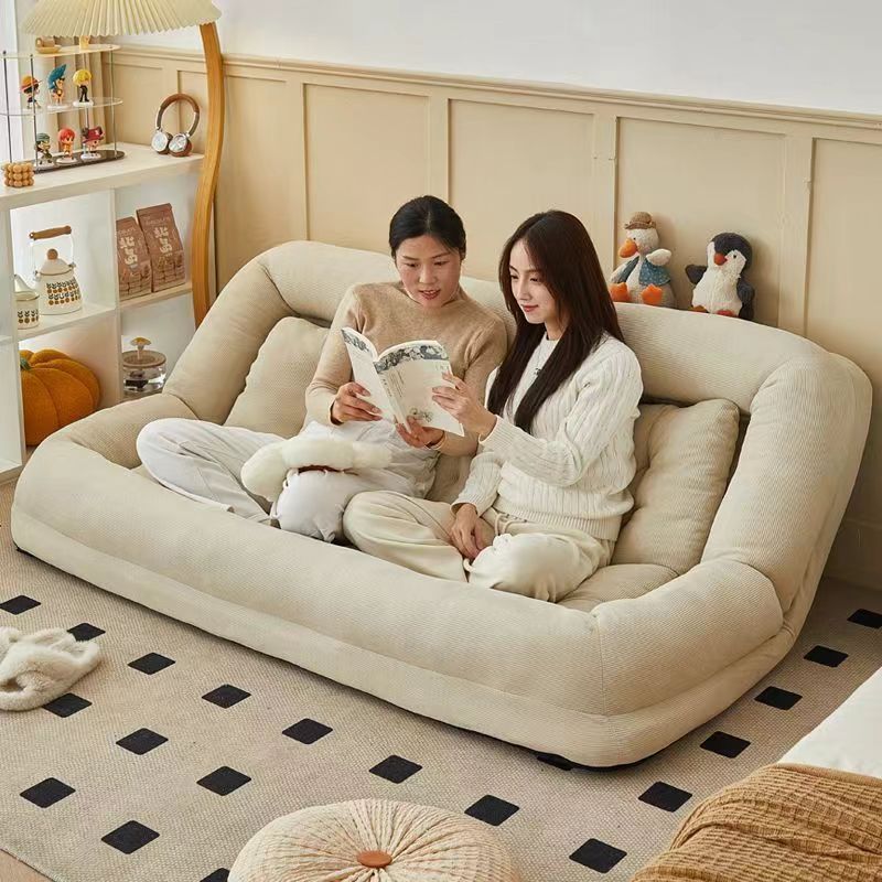 Lazy Sofa Adult Dual-Use Sofa Bed Single Tatami Huge Double Folding Bed ...