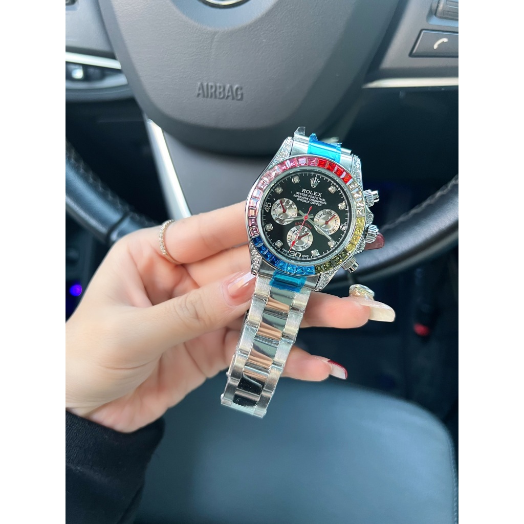 Rainbow Di Series, Men's Automatic Mechanical Watch, Diamond Dial Dual ...