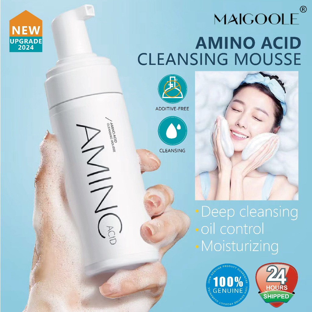 MAIGOOLE Amino Acid Facial Cleanser Deep Cleansing Long-lasting Oil ...