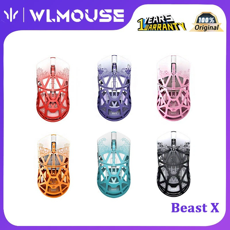 【In stock】Wlmouse Beast X lightweight magnesium alloy mouse Flower ...