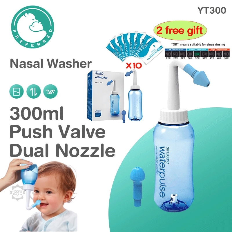 Preferred Nasal Wash System Neti Pot Adult 300Ml /Baby Nose Cleaner ...