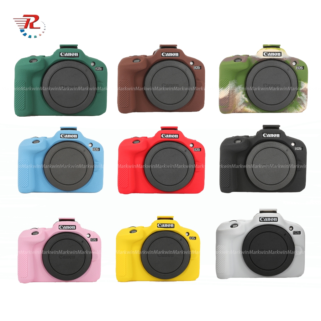 Soft Silicone Rubber Camera Body Case Cover For Canon EOS R100 | Shopee ...