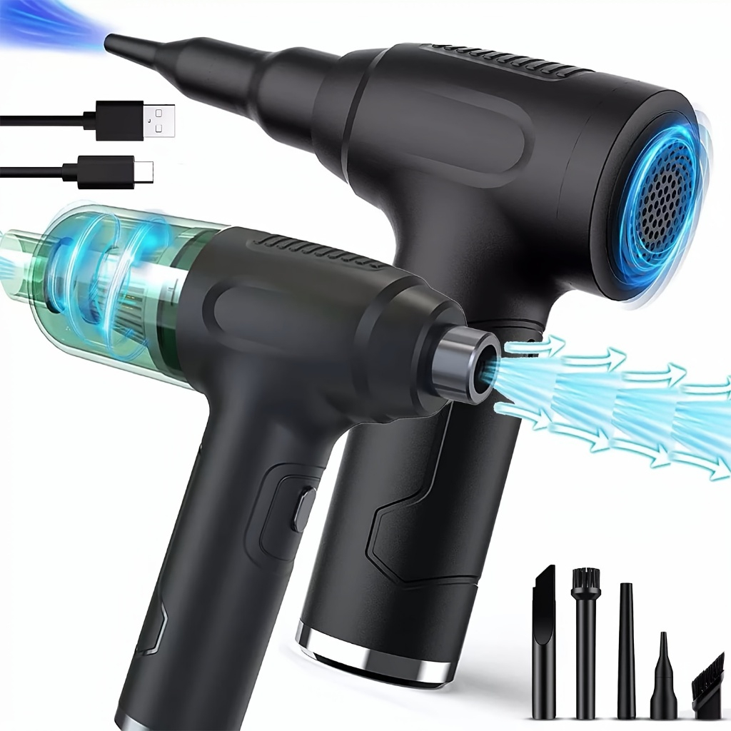 CENZIMO 6000mah 50000RPM Cordless Air Duster Compressed Air Blower For ...