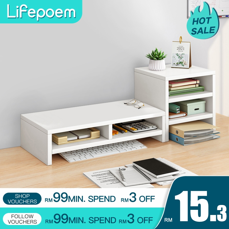 Monitor Stand Desk Organizer Rack Laptop Stand Monitor Rack Table Rack ...