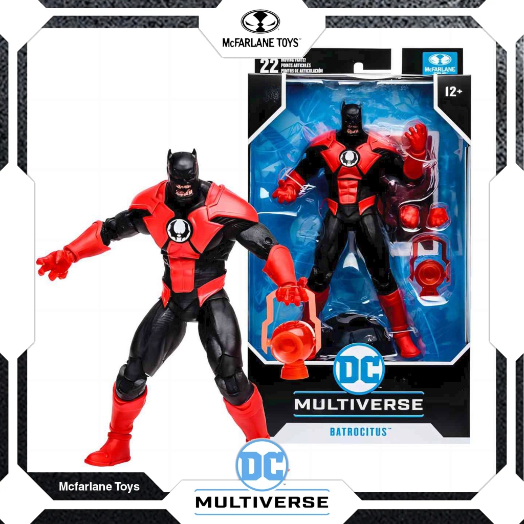 McFarlane Toys Dark Nights: DEATH METAL BATROCITUS Red Lantern Batman ...