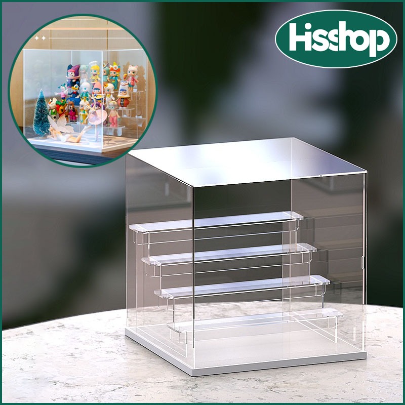 Panoramic Mystery Box Storage Display Stand Shelf Transparent Cabinet ...