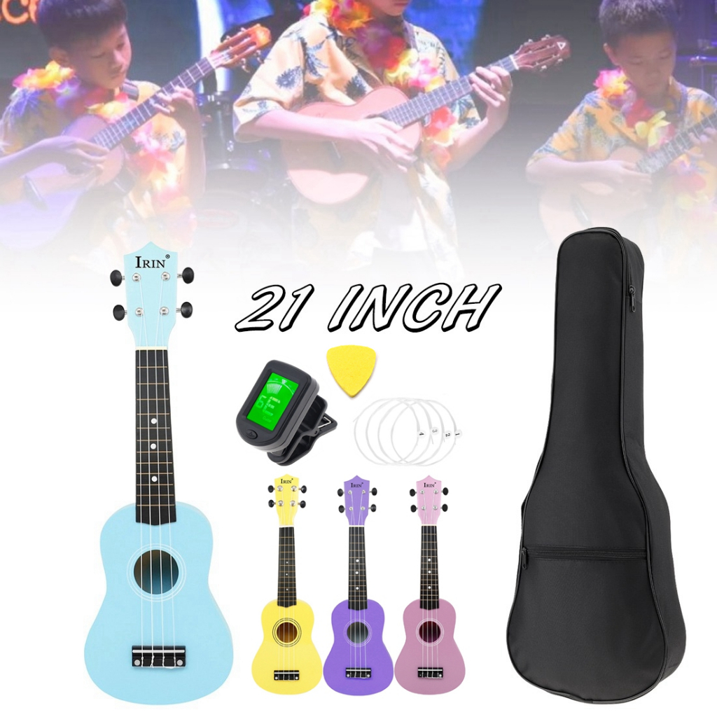 21 Inch Wood Soprano Ukulele Set for Kids / Beginners | Shopee Malaysia