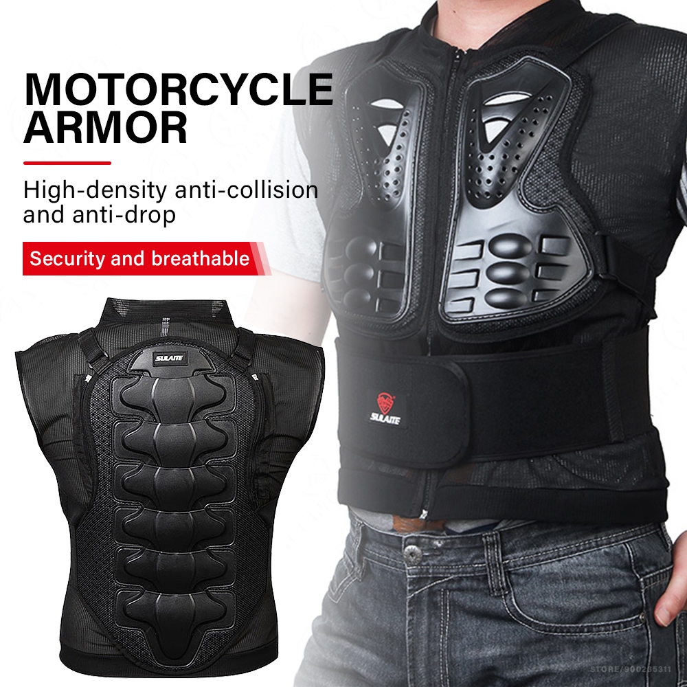 Motorcycle Racing Chest Back gear Protection moto jacket Turtle Armor ...