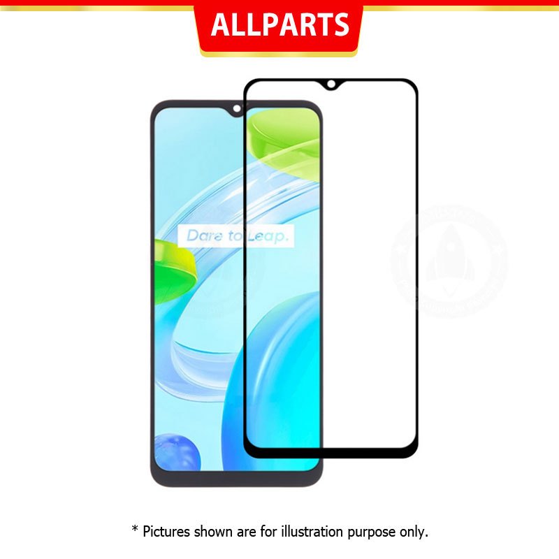 2Pcs 0.3mm Ultra Thin For OPPO Realme C30 C33 C33s Full Screen Tempered ...