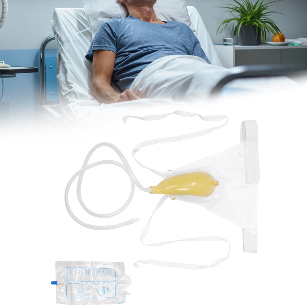 [MEN/WOMEN ] Urinal Urine Collector Container Wearable Bag Portable ...