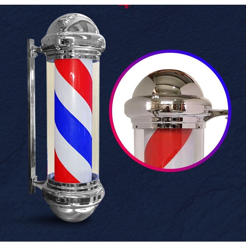 Barber Pole Led Light Hair Salon light Rotating light gunting lampu ...