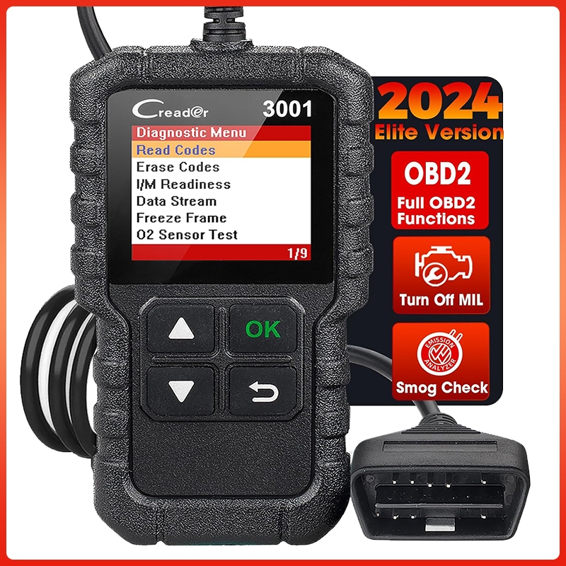 Creader CR3001 X431 3001 OBD2 Fully functional code reader Scanner Auto ...