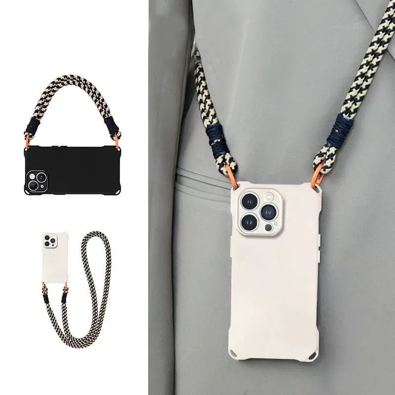 Crossbody Necklace Cord Lanyard Phone Case Compatible For iPhone 15 14 ...