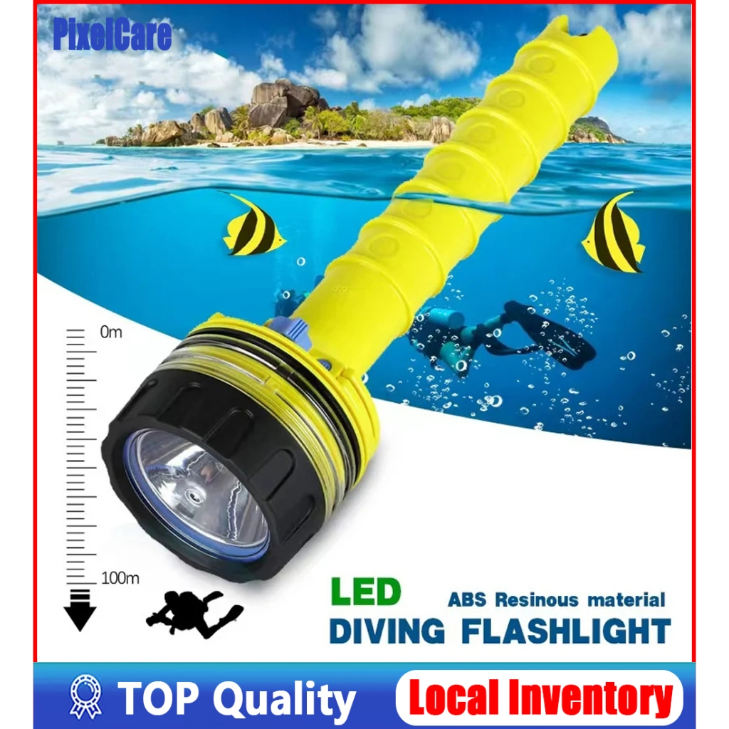 Pixelcare 10000lums High Power Deep Diving Flashlight 深潜手电筒 ...