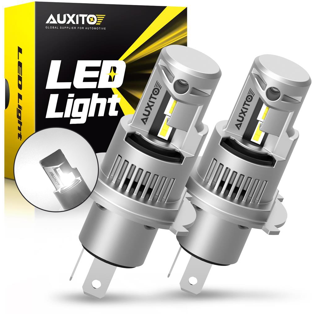 AUXITO Q16 2Pcs H4 LED Headlight 100W 20000LM Super Bright H4 9003 Hb2 Car Headlight Auto Car ...