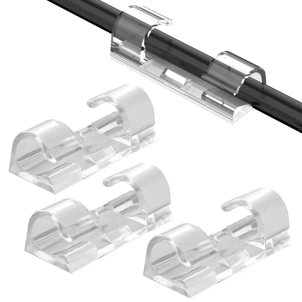 Self-Adhesive Cable Management Clips Cable Organizers Sticky Wire Clips ...