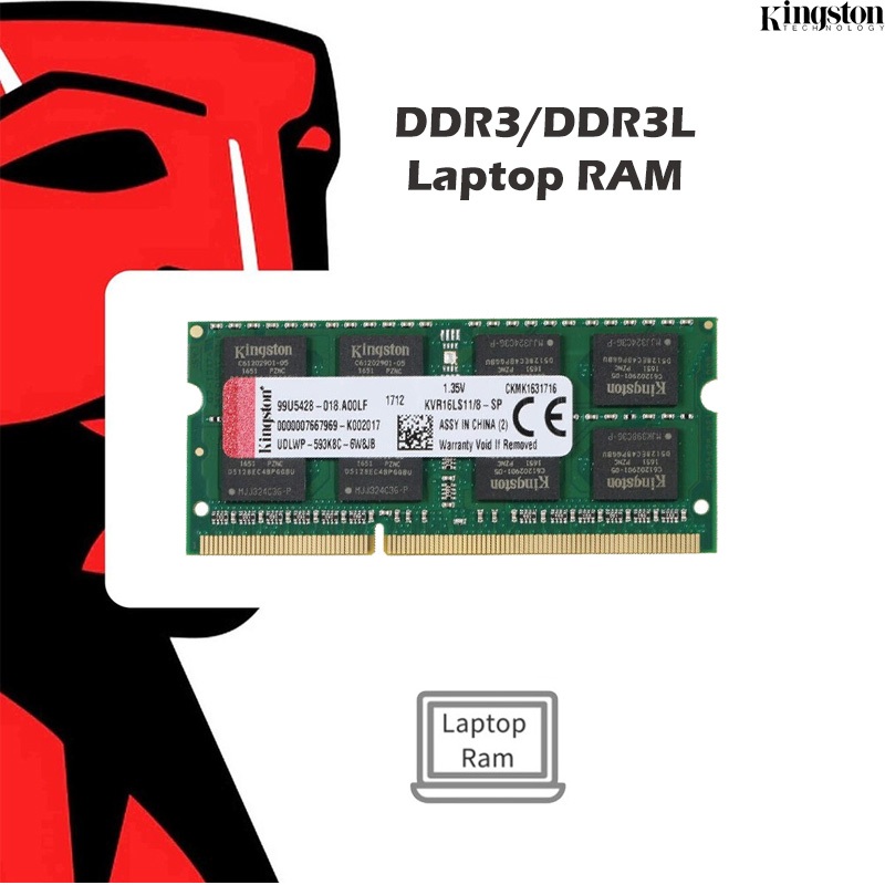 Kingston value RAM DDR3/DDR3L 1066MHz 1333MHz 1600MHz 4G 8GB Laptop ...