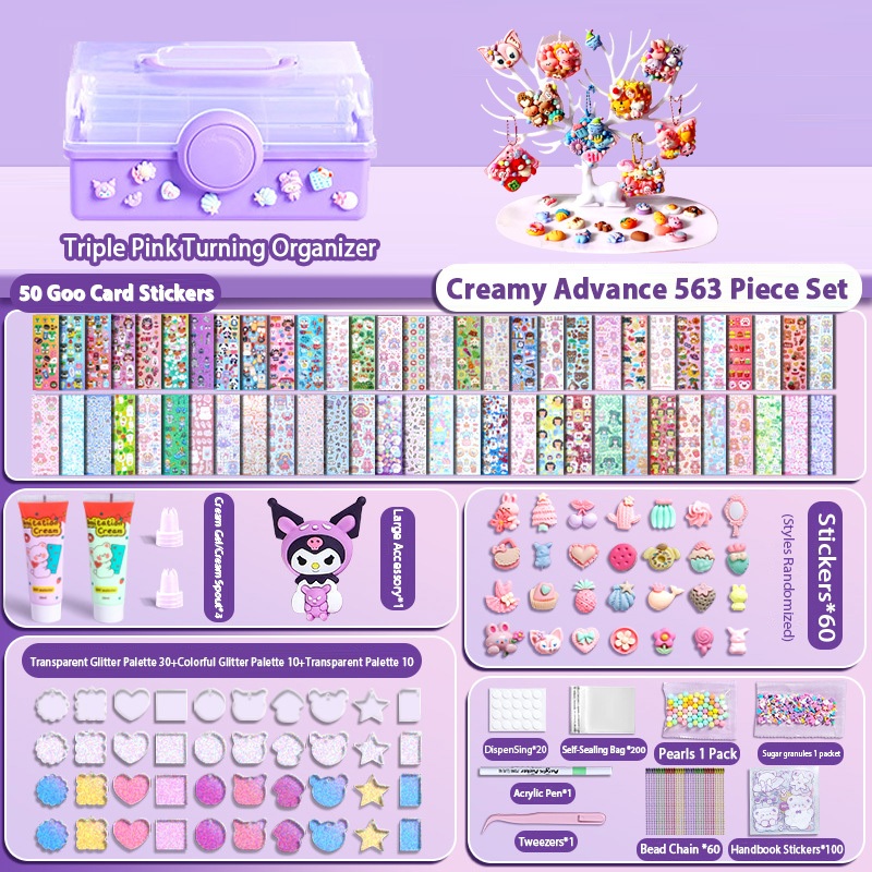 MKBK Guka 1008PCS Full Set CUCKOO Guka Keychain Set Diy Kit Kids Hand ...