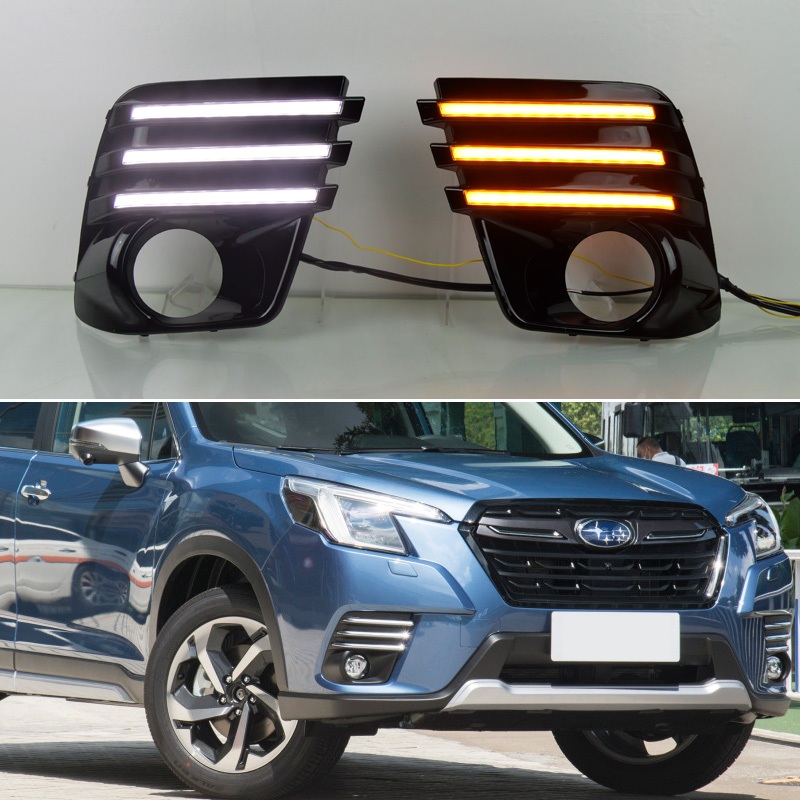 LED Daytime Running Light For Subaru Forester 2022-2024 Dynamic Turning ...