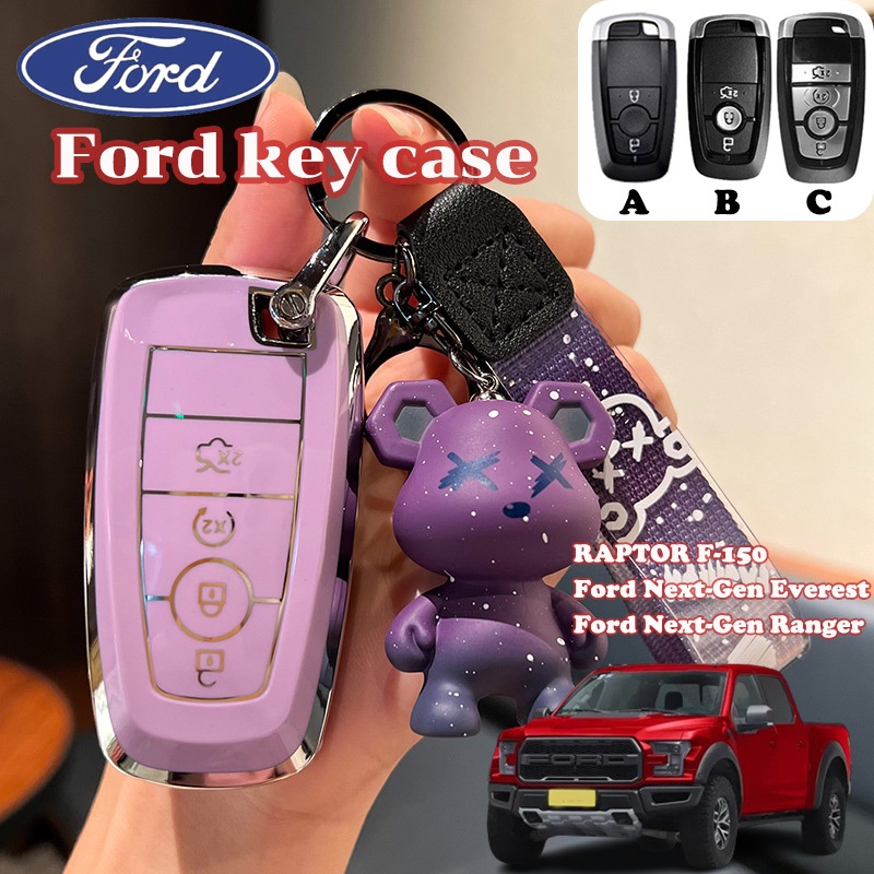 Ford 2/3/4buttons key case for Ford RAPTOR F-150/Ford Next-Gen Everest ...