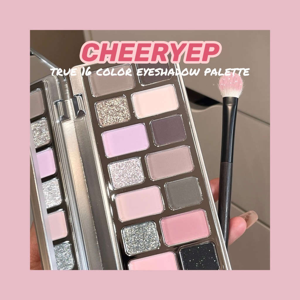 CHEERYEP True 16 Color Eyeshadow Palette | Shopee Malaysia