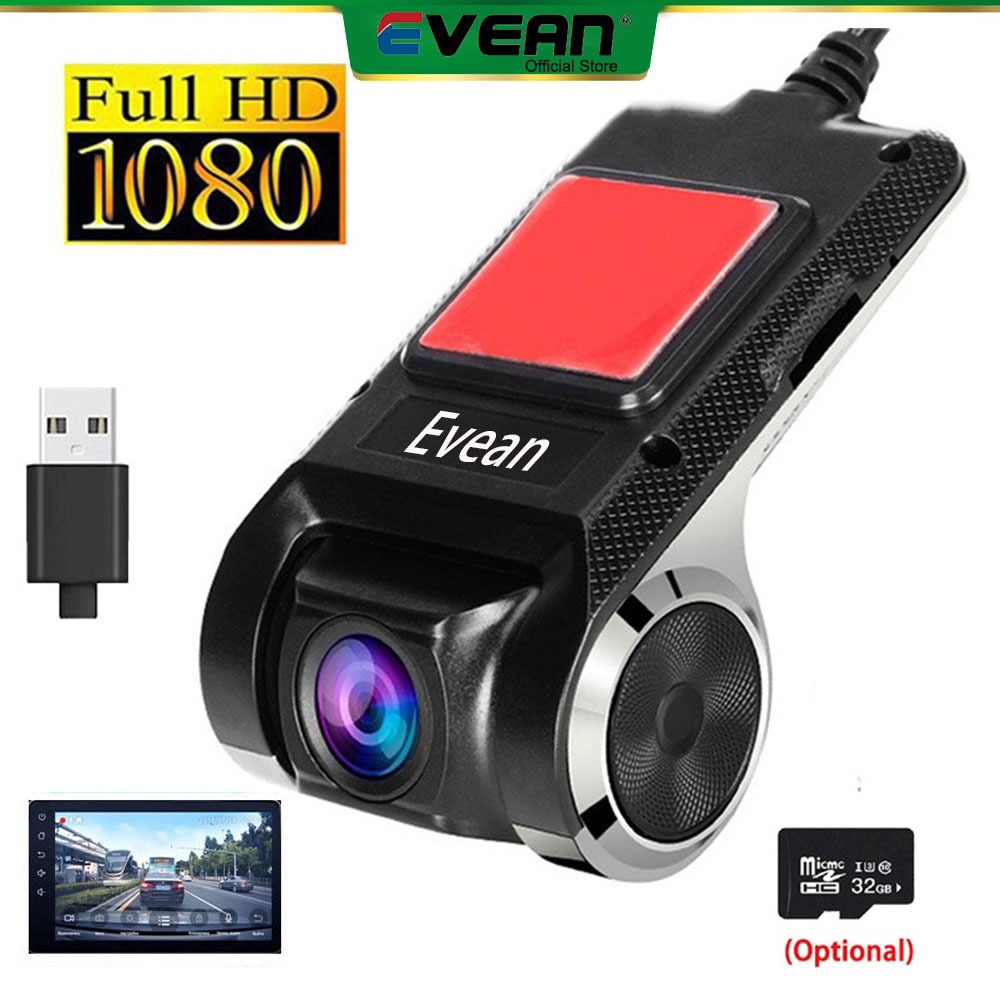 [Local Stock]Evean HD 1080P Car DVR Camera Android USB Video Recorder ...