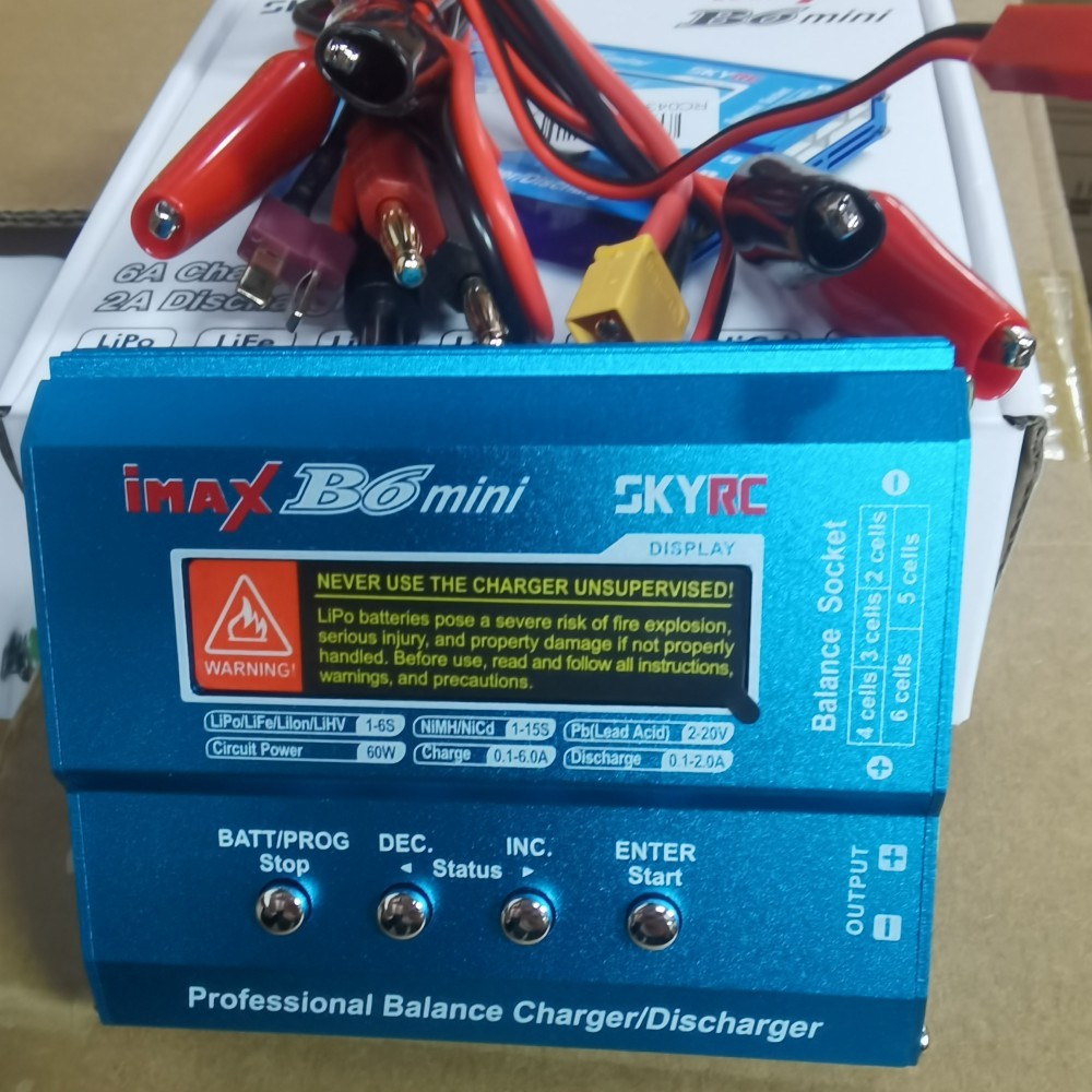 SKYRC Charger iMAX B6 Mini Balance Charger Discharger SK-100084 for RC ...