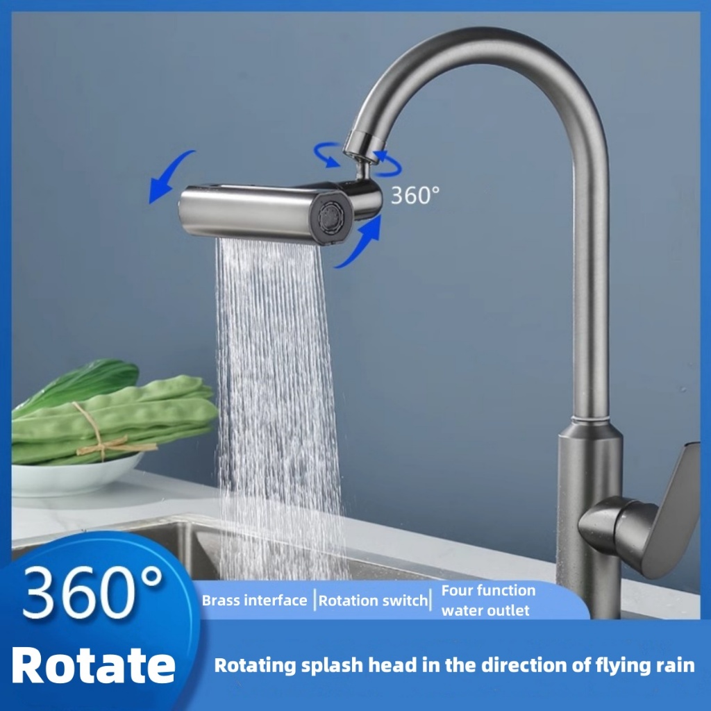 Washing basin, universal kitchen, flying rain waterfall faucet ...