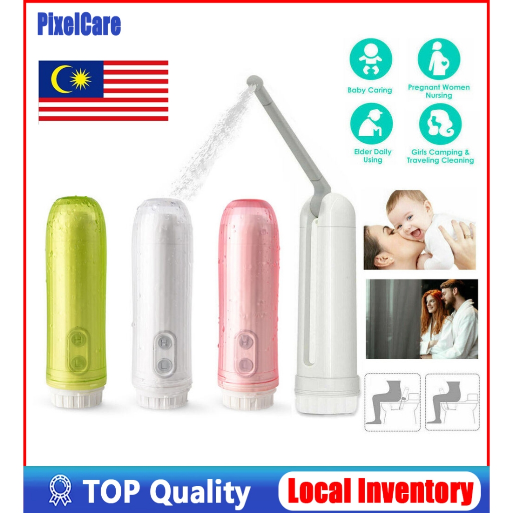 Pixelcare Portable Bidet for Travel Portable Bidet Electric Hygiene Personal Cleaner Smart ...