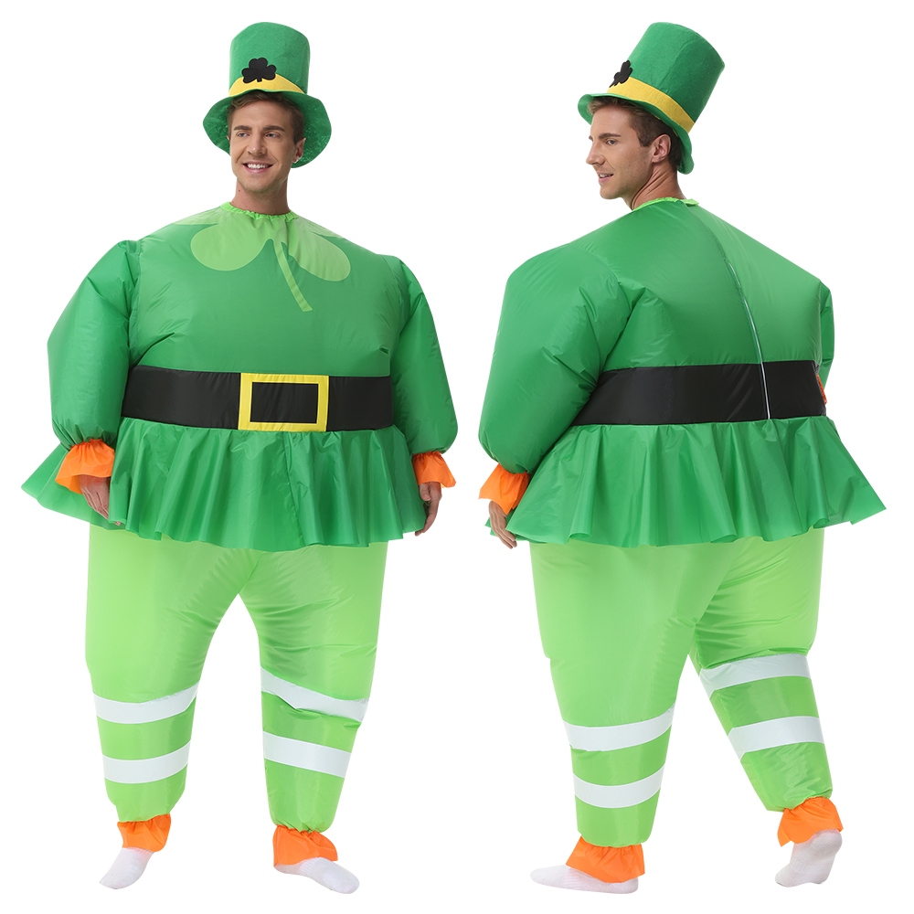 Irish Ballet Skirt Inflatable Costume Adult Funny Holiday Party ...