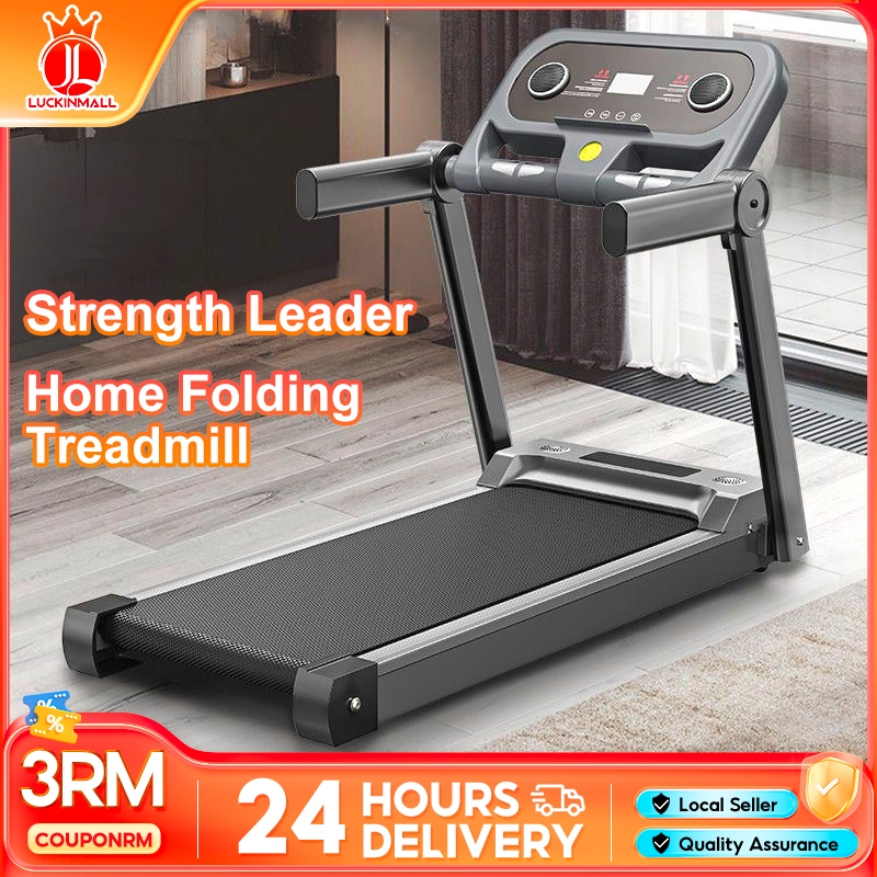 Walking Treadmill With Handle Smart Walking Running Pad with Handrail 3 ...