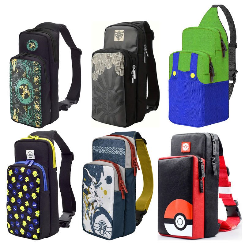 Portable Crossbody Storage Bag For Nintendo Switch Oled TV Dock Travel ...