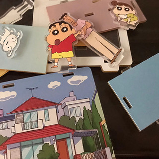 【DIY Night Light】LED Lamp Crayon Shin-chan Acrylic Action Figurines Car ...