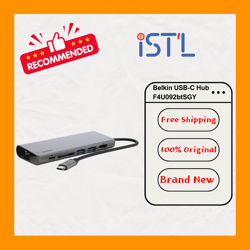 Belkin USB-C Multimedia Hub f4u092btsgy | Shopee Malaysia