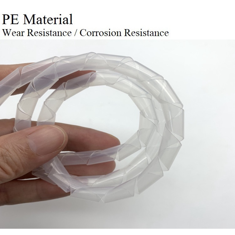 4 -30mm Winding Pipe Spiral Wrapping Wire Wrap Organzier Cable Sleeve ...
