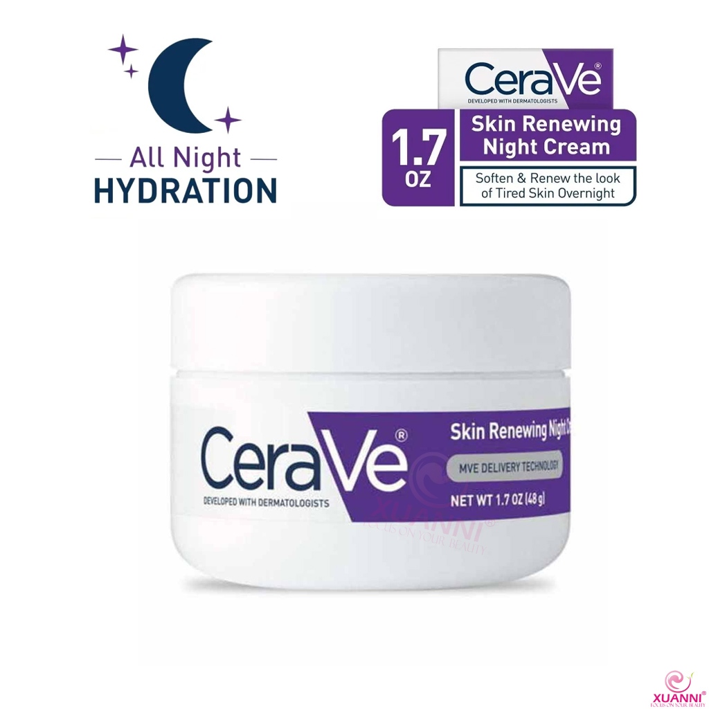 适乐肤 CeraVe Skin Renewing Night Cream with Peptides 48g ...