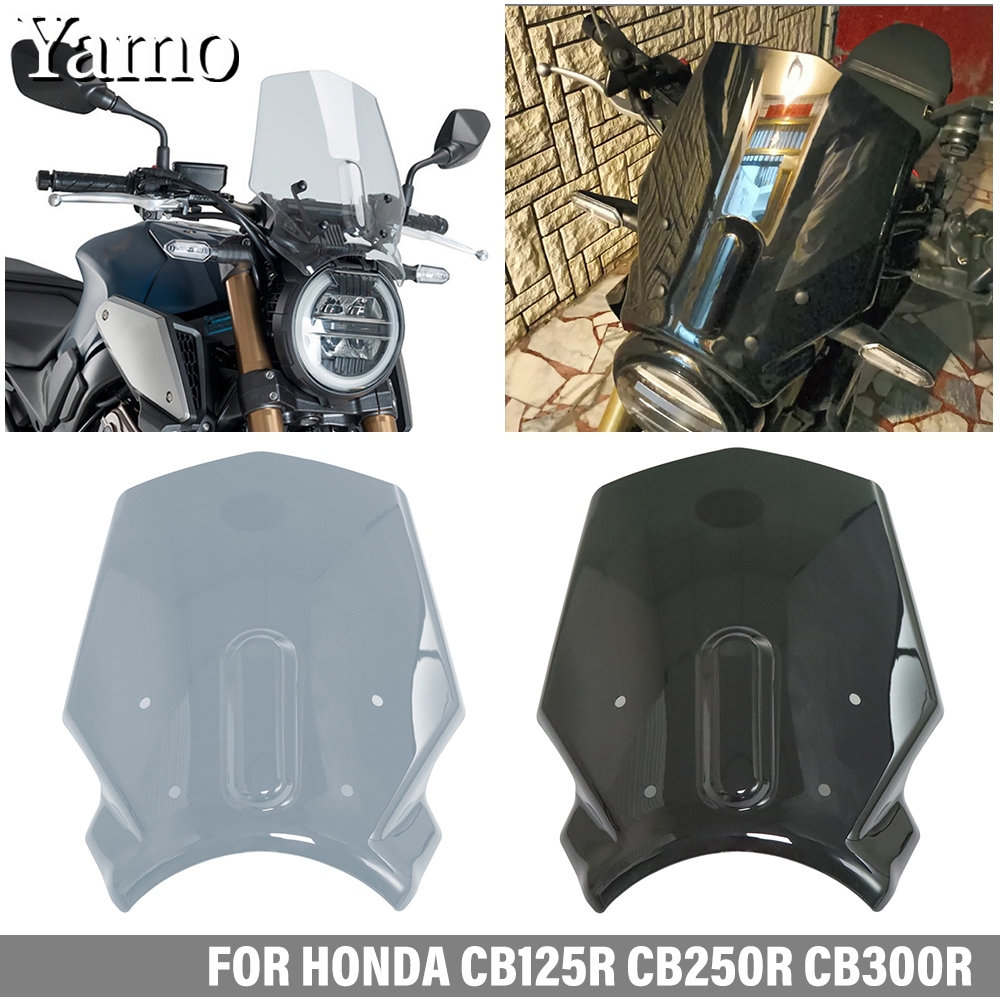 For Honda CB125R CB250R CB300R 2018-2024 CB150R 18-20 Windshield with ...