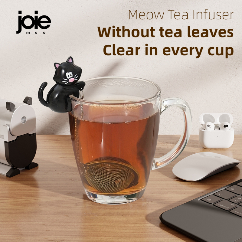 JOIE Tea Infuser Creative Safety Tea Bag Filter Cat Shape Cute Tea ...
