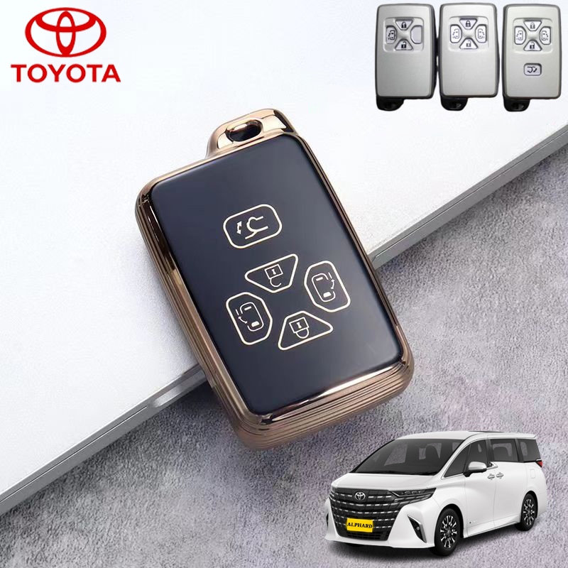 Toyota 3/4/5 Buttons TPU Car Remote Key Case For Toyota Toyota Alphard ...