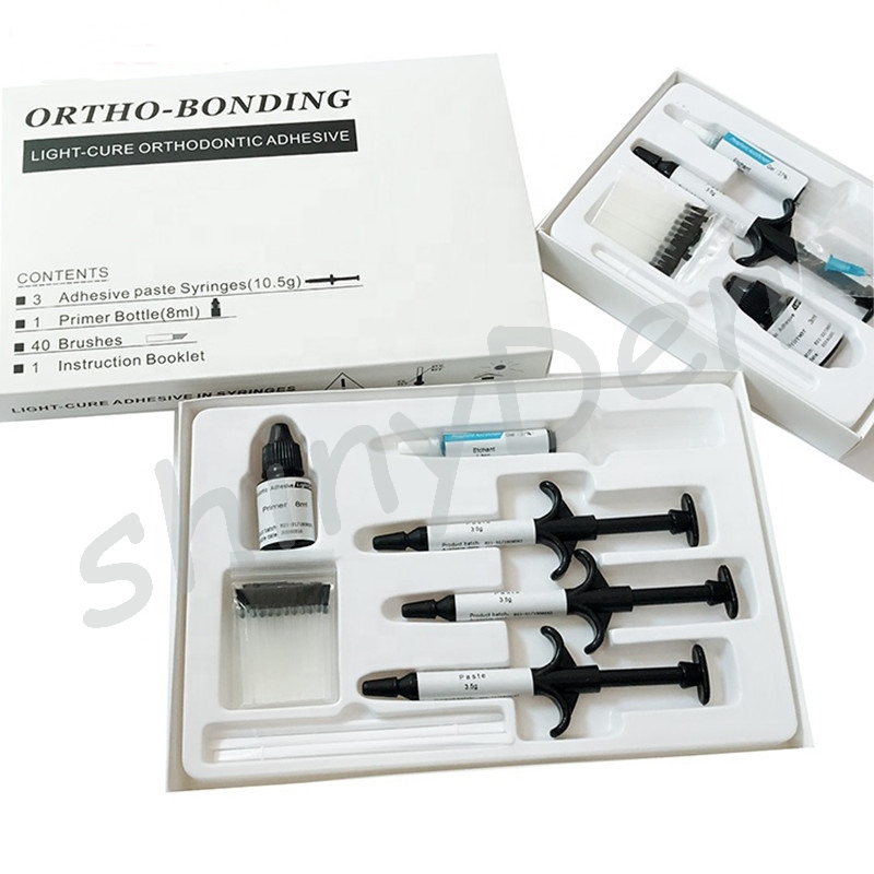 1 Box Dental Light-cure Orthodontic Adhesive Full Kit Adhesive Bondable ...