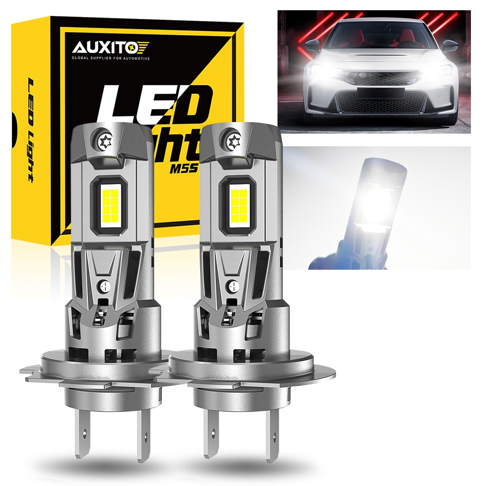 AUXITO 2PCS 22000LM 120W H7 LED Headligh Bulb Upgraded 600% Brighter No ...