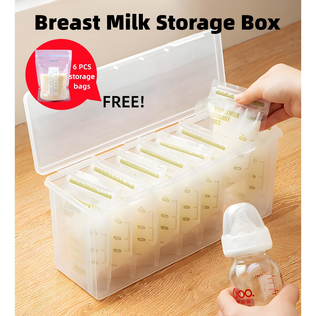 𝐑𝐞𝐚𝐝𝐲 𝐒𝐭𝐨𝐜𝐤 New Breast Milk Refrigerator Box Fresh-keeping Box Milk ...