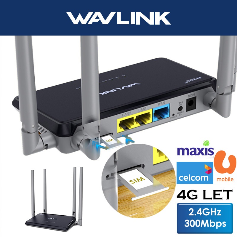 WAVLINK N300 CPE Router 4G LTE Wireless Router Ultimate High-Speed ...