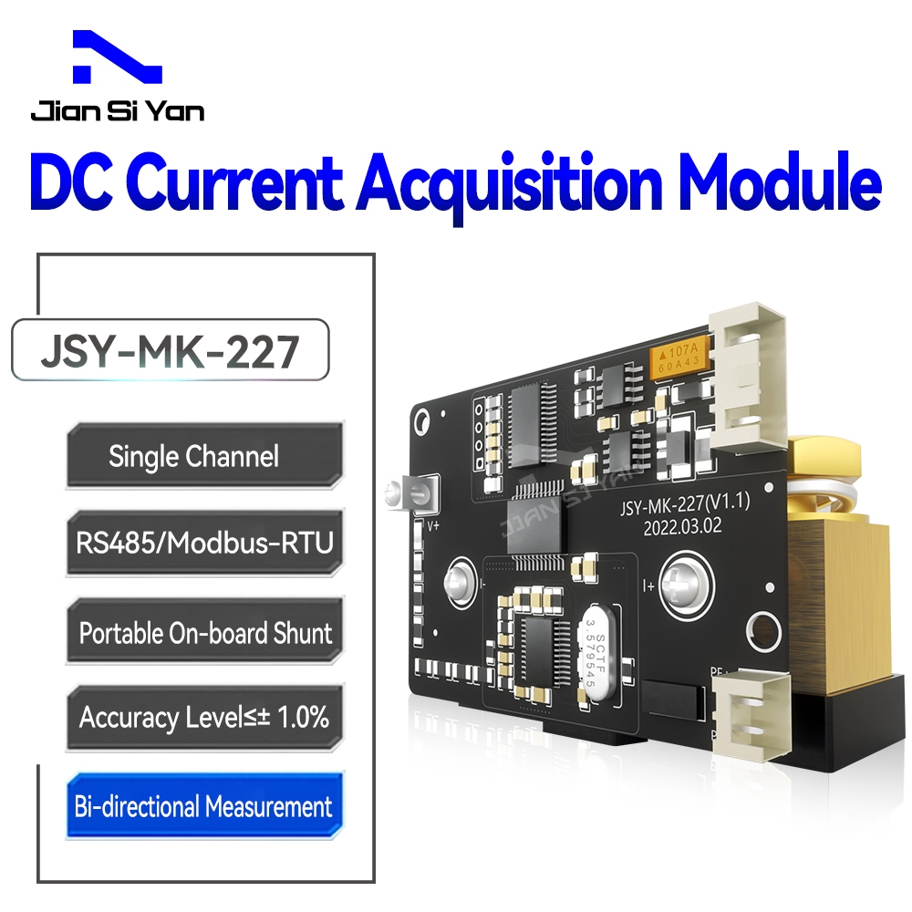 JSY-MK-227 DC Single Phase Smart Energy Meter Module 100A Bidirectional ...